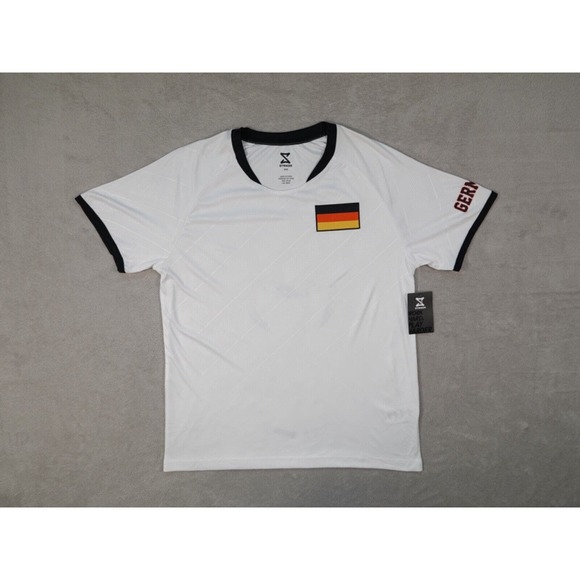 Striker | Shirts | Striker Mens White Germany Short Sleeve Tshirt Size ...